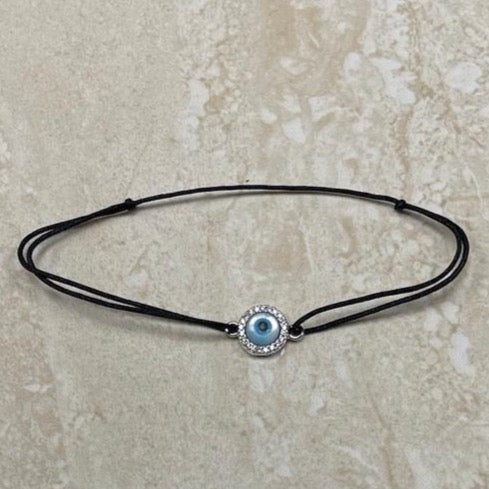 Round Evil Eye Band – Azure Jewels